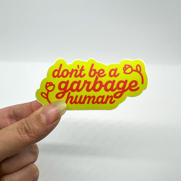 Garbage Human Sticker - Naked Eye Studio